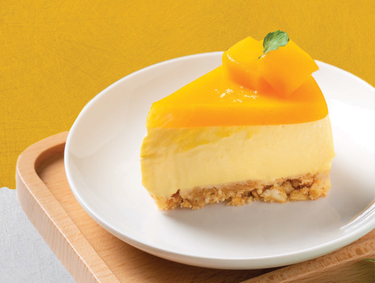 Pastel helado de mango - Revista Socialmente